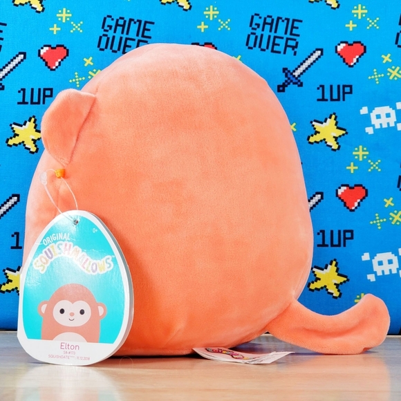 Squishmallows | Toys | Squishmallow Elton The Orange Monkey 8 Ultrasoft ...